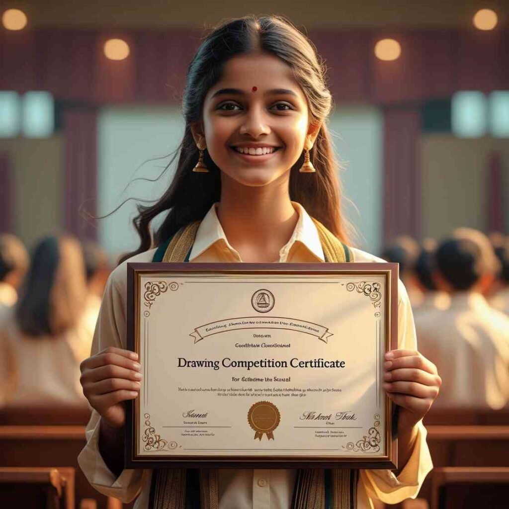 Drawing Competition Certificate - Free Entry